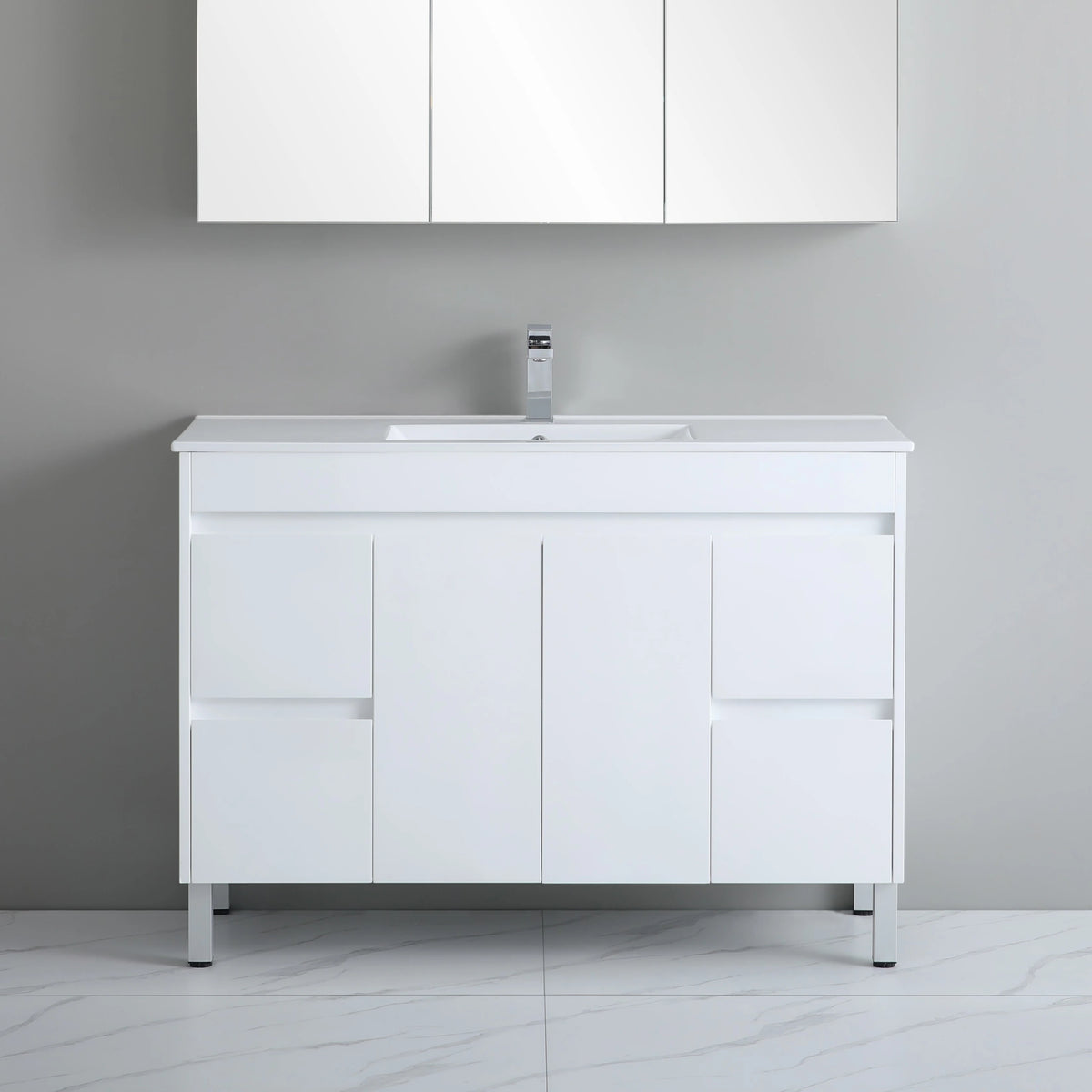 Polar PVC Waterproof 1200mm Freestanding Vanity – RJ Bathroom